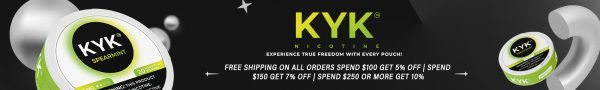 Buy Tobacco-Free KYK Nicotine Pouches - Fast Shipping